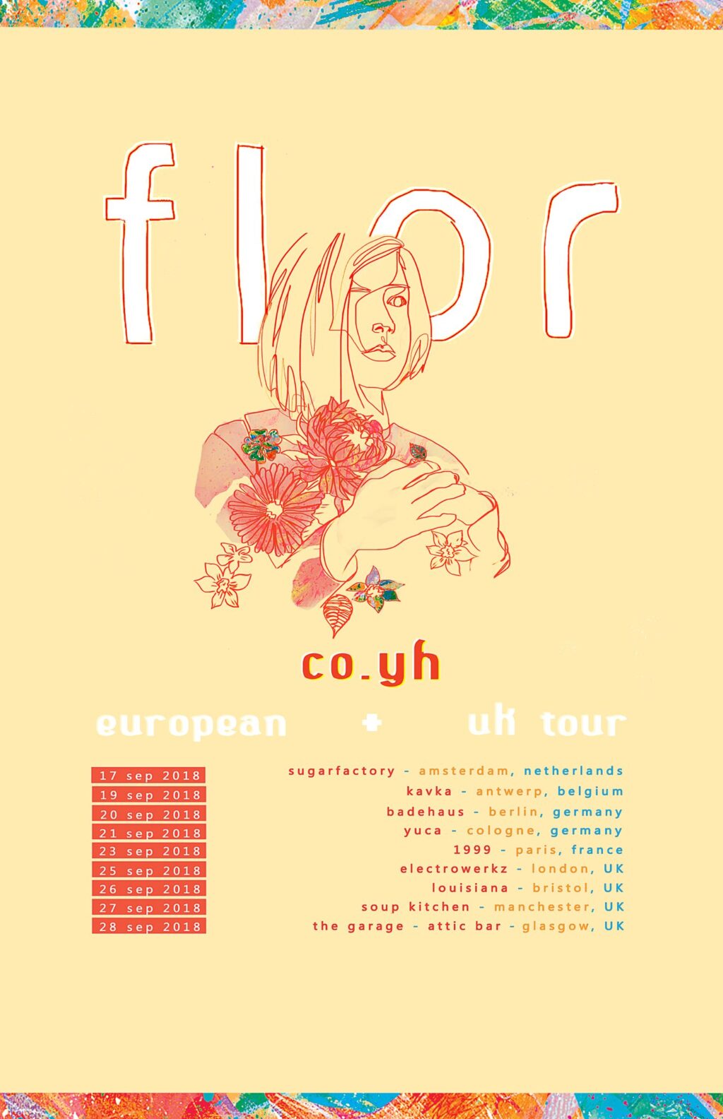 Flor Announce UK And European Tour » // MELODIC Magazine