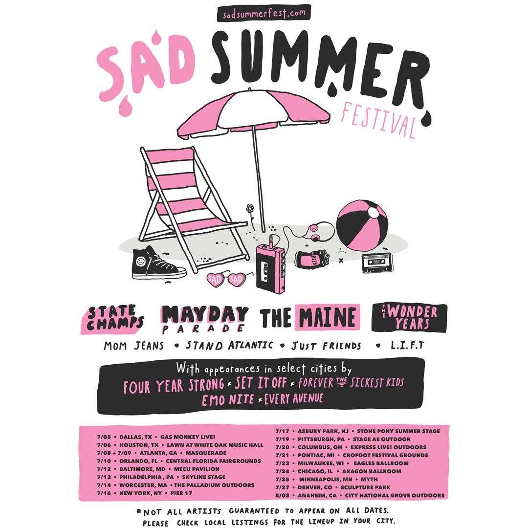 Sad Summer Festival lineup announced – The Maine, Mayday Parade, + many ...
