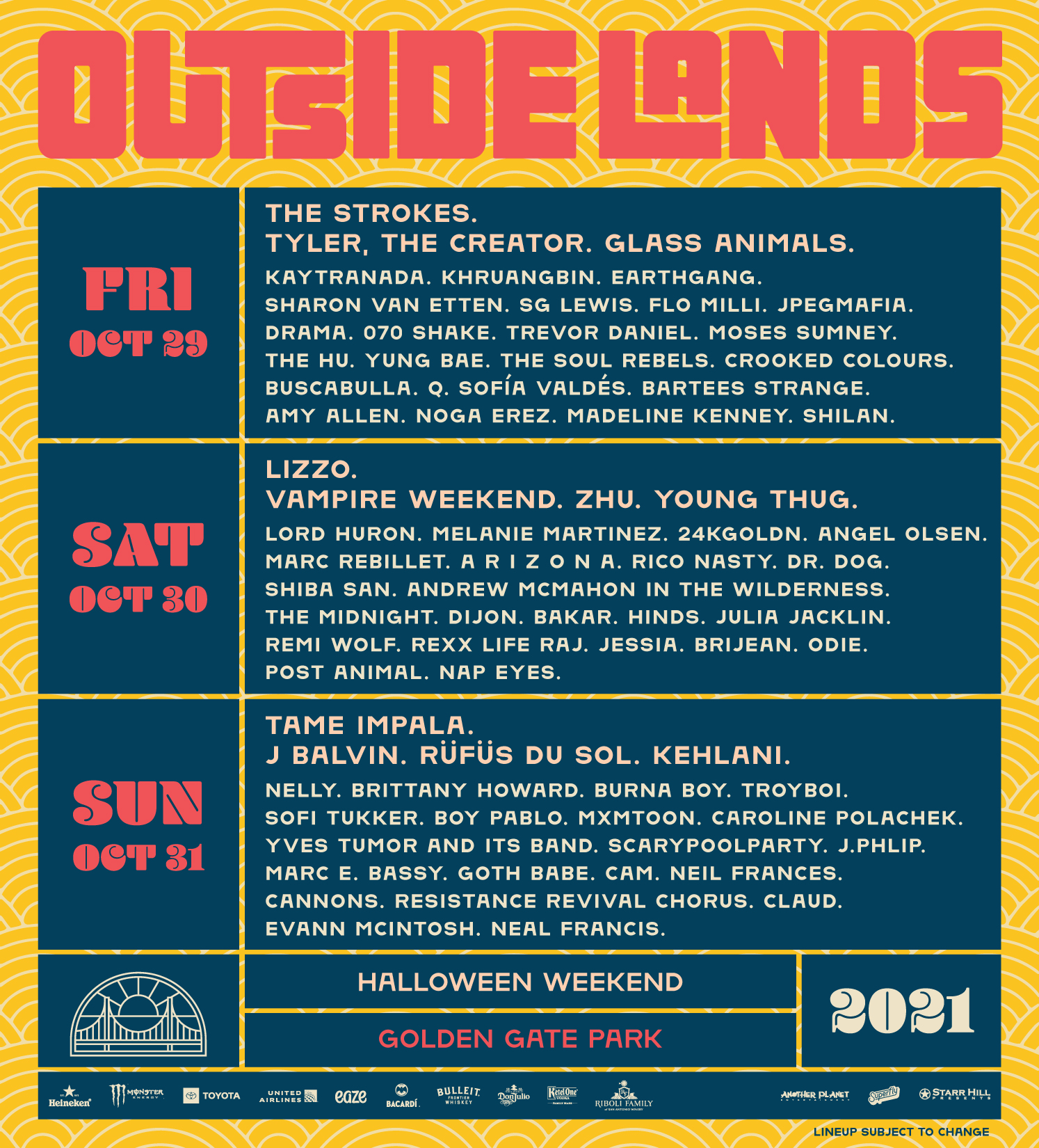 Top 5 must see artists at this year’s Outside Lands festival in San ...