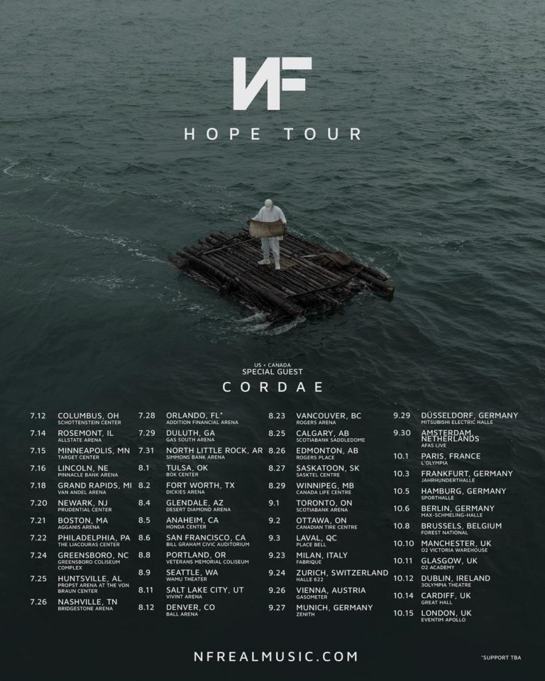 NF announces HOPE Tour in support of upcoming album, ‘HOPE ...