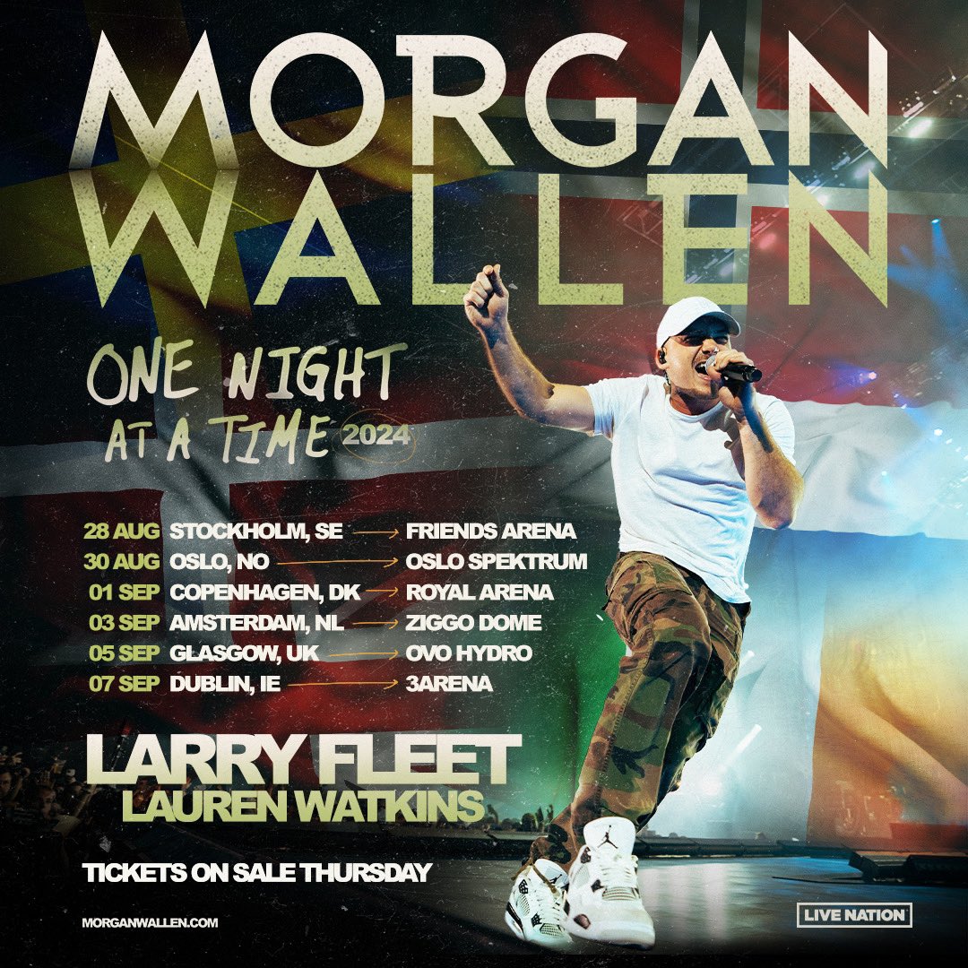 Morgan Wallen Announces Six One Night At A Time Europe Dates