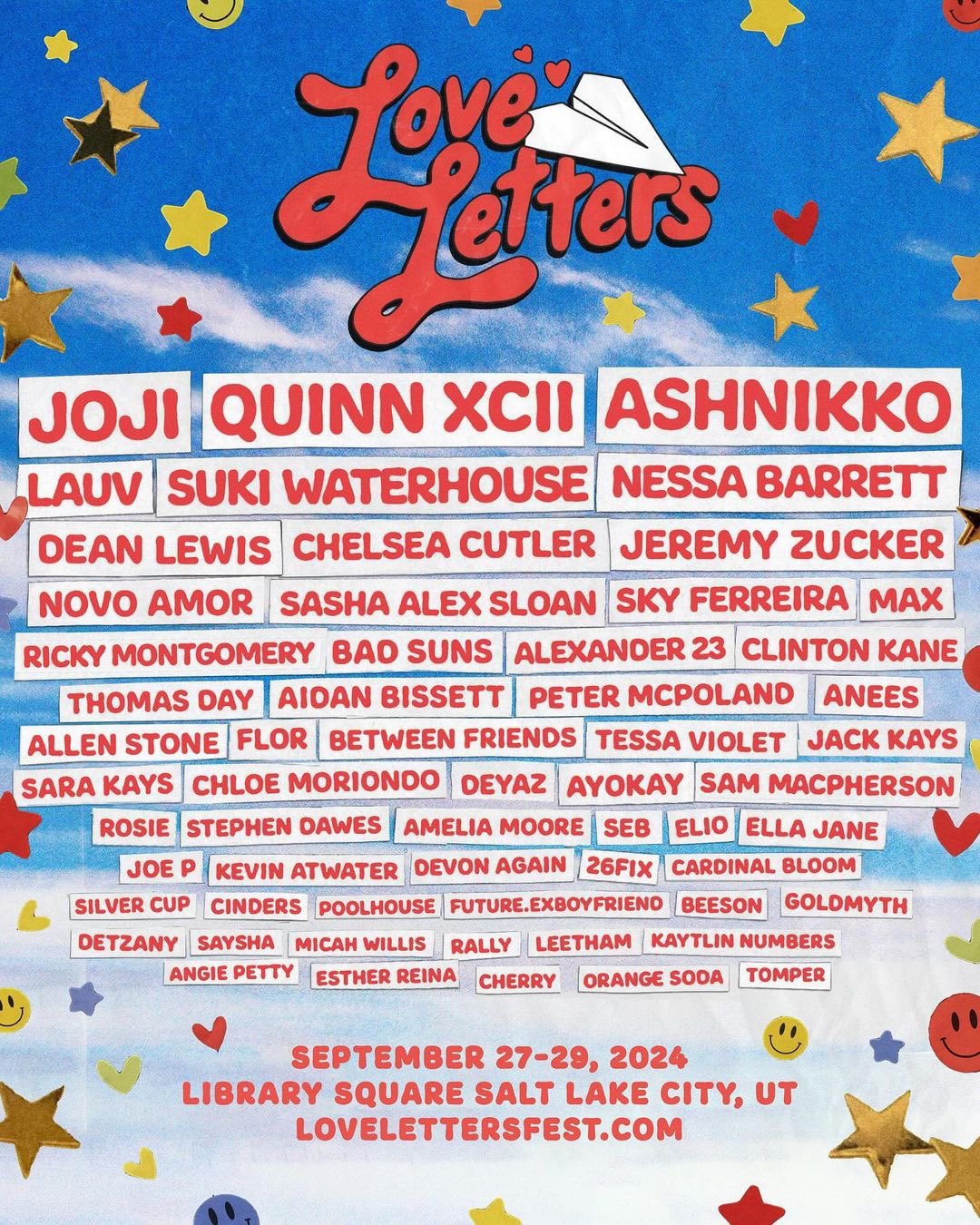 Joji, QuinnXCII, AshNikko to headline 1st Love Letters Fest