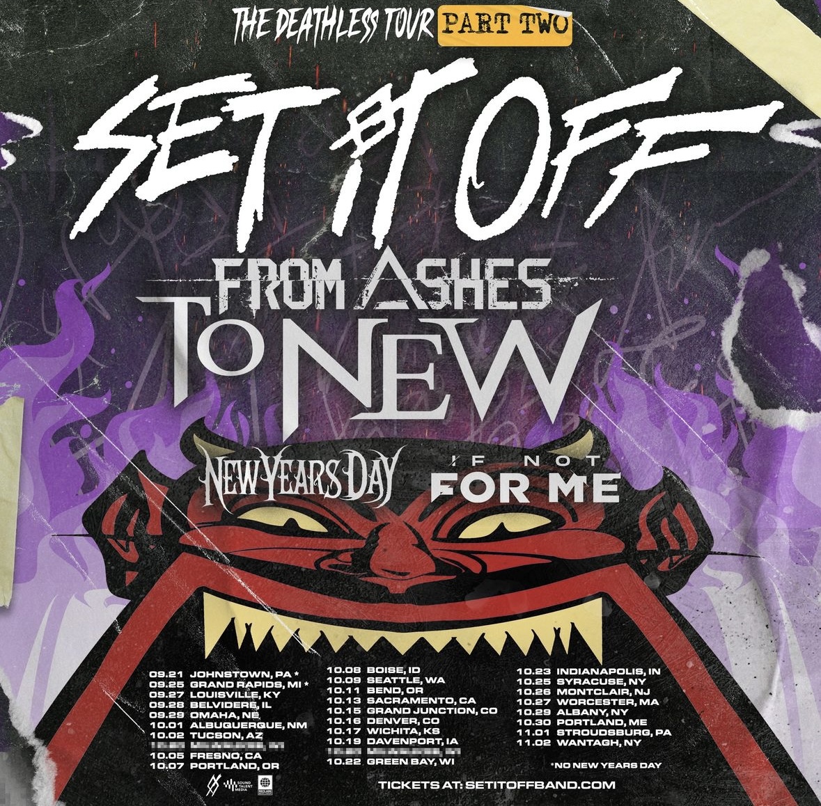 Set It Off Announces 'The Deathless Tour Part Two'»