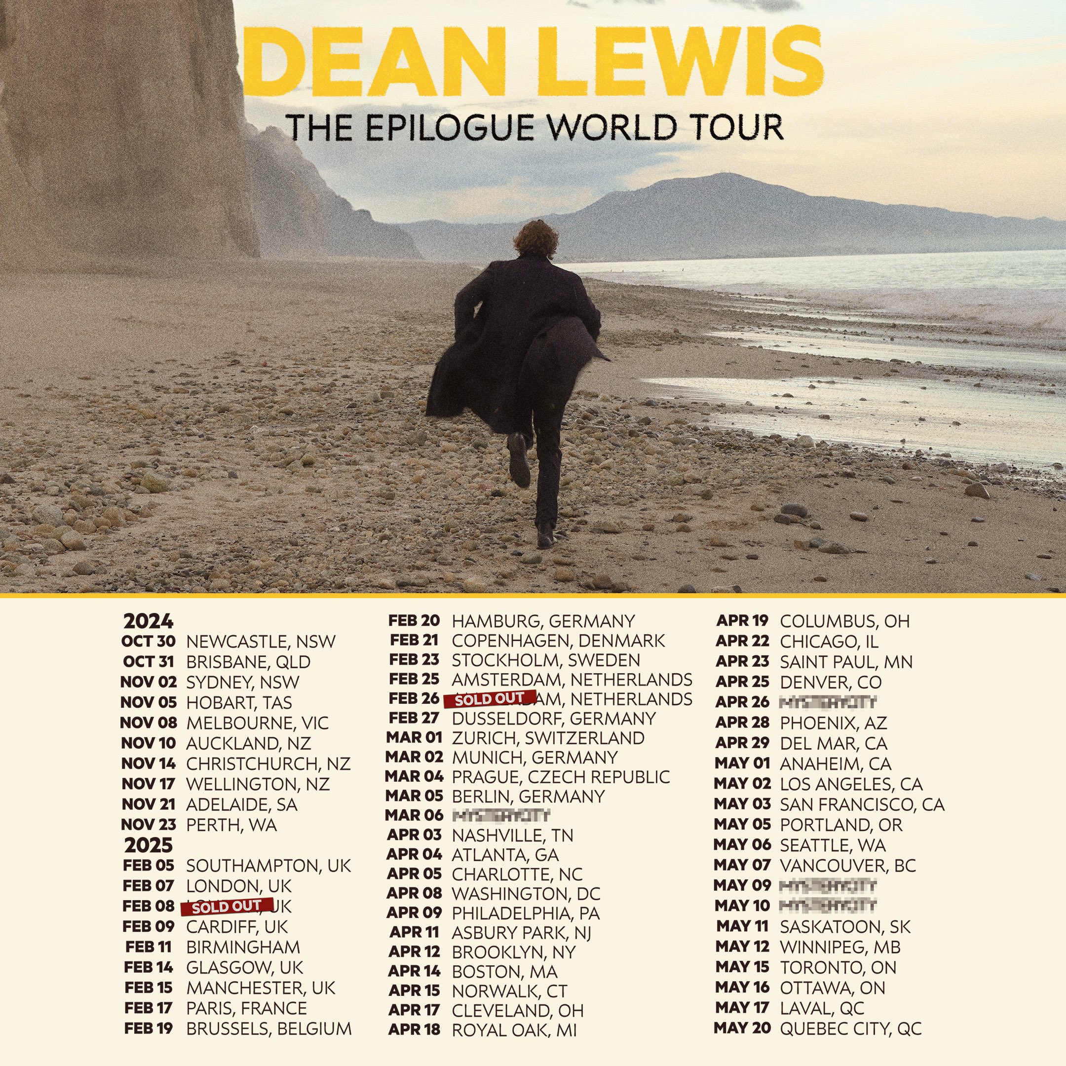 Dean Lewis announces third studio album ‘The Epilogue’ and world tour » // MELODIC Magazine