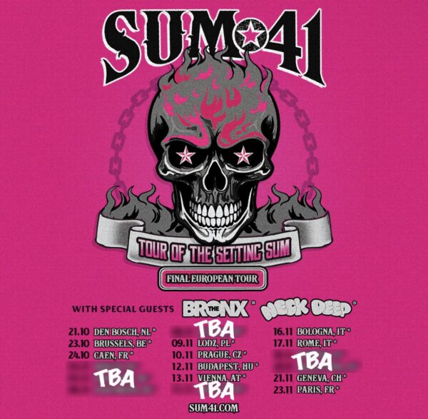Sum41 Hits The Road One Last Time in The UK and EU For ‘Tour of The ...