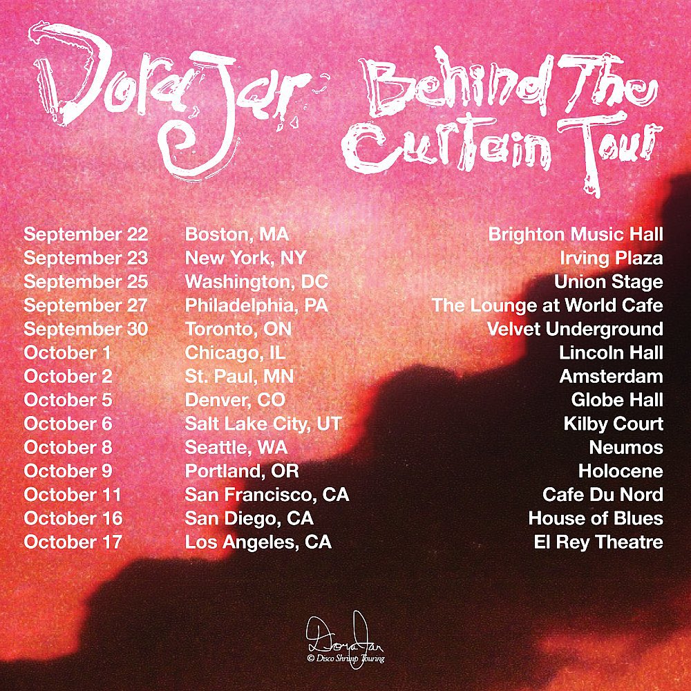 Dora Jar Announces Behind The Curtain Tour