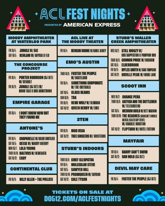 ACL Fest Nights On Sale Now! » // MELODIC Magazine