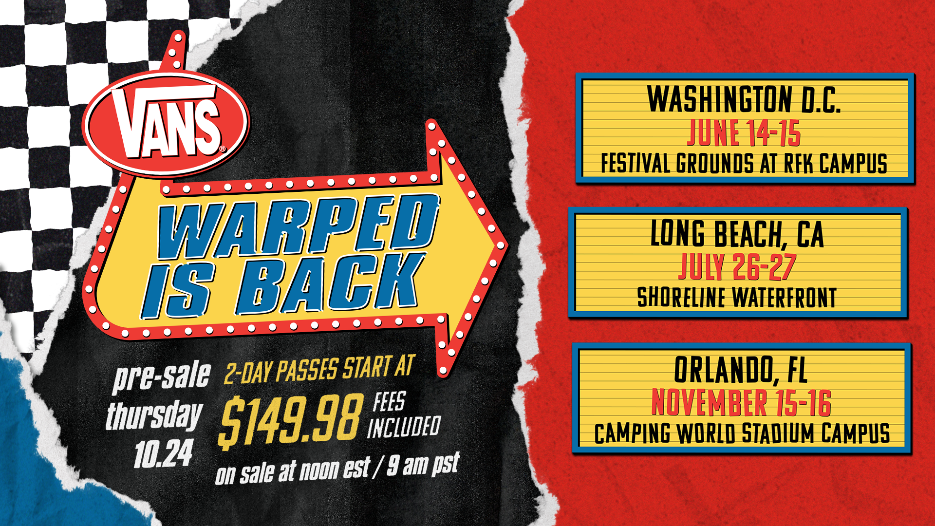 Why ticket prices are fair for Warped Tour’s 2025 return » // MELODIC ...