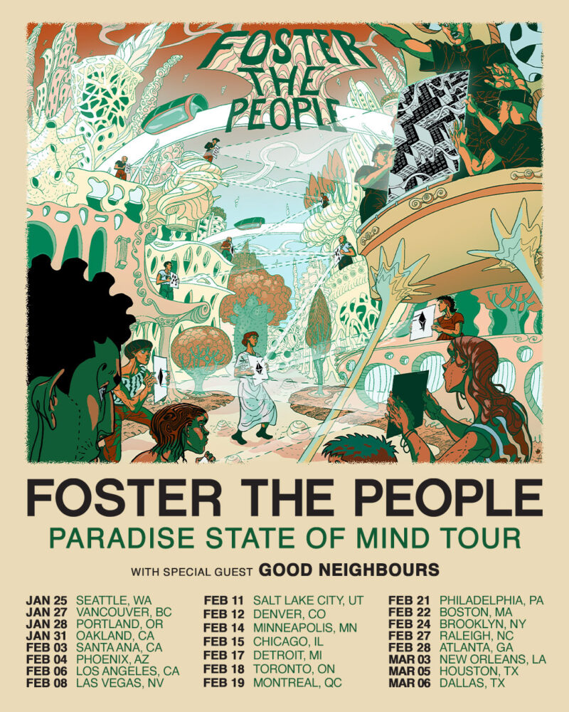 Foster The People brings Paradise State of Mind on the road in 2025 ...