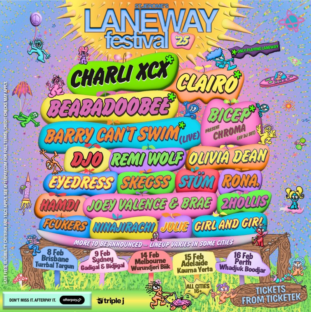 Australia's Laneway Festival announces star-studded lineup