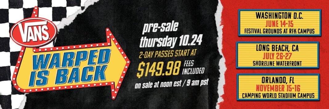 Warped Tour announces return in 2025 » // MELODIC Magazine