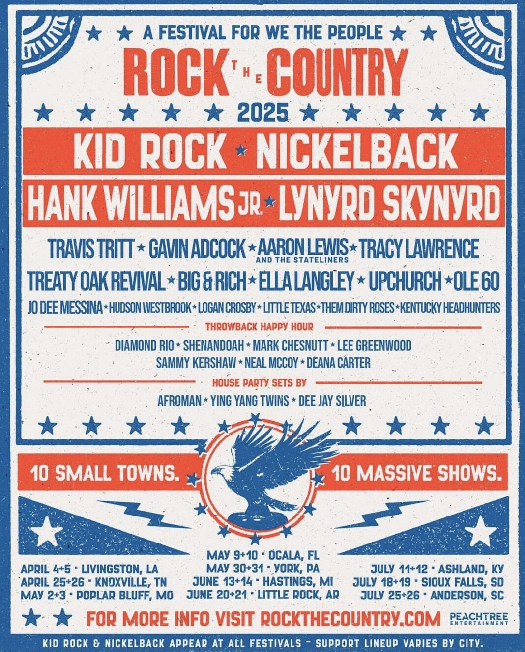 Rock The Country’s lineup is finally here