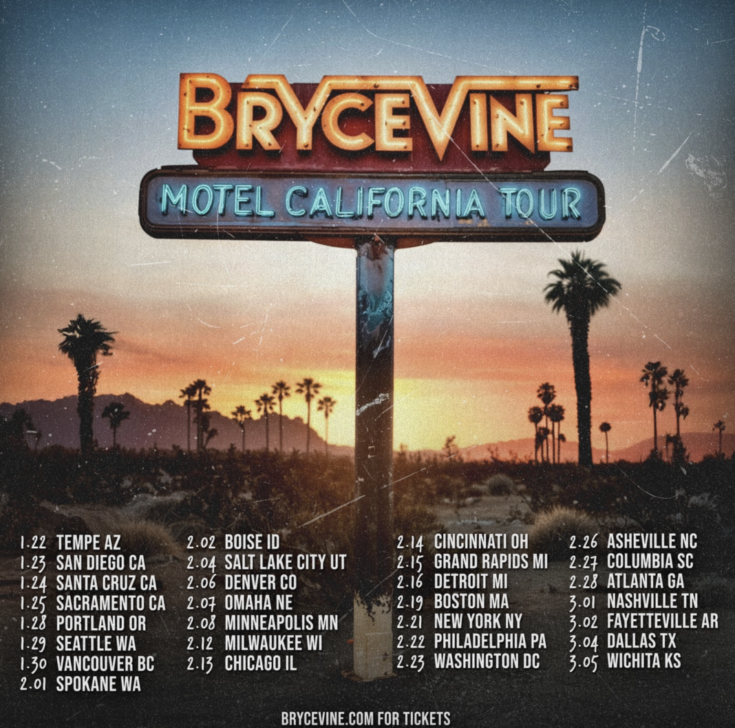 Bryce Vine announces "Motel California Tour" for 2025