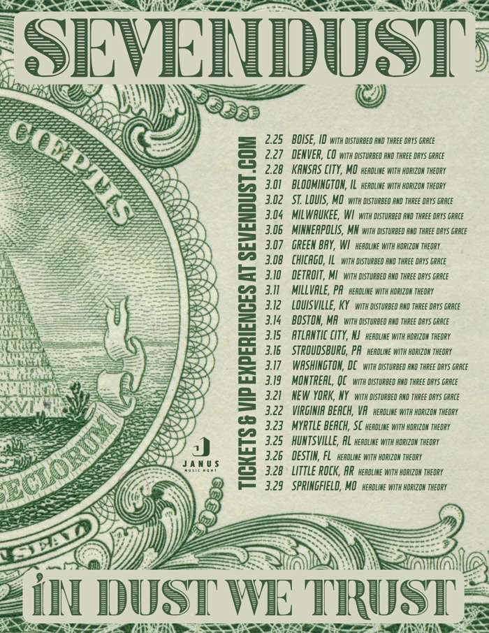 Sevendust to set out on “In Dust We Trust” tour in 2025 » // MELODIC ...