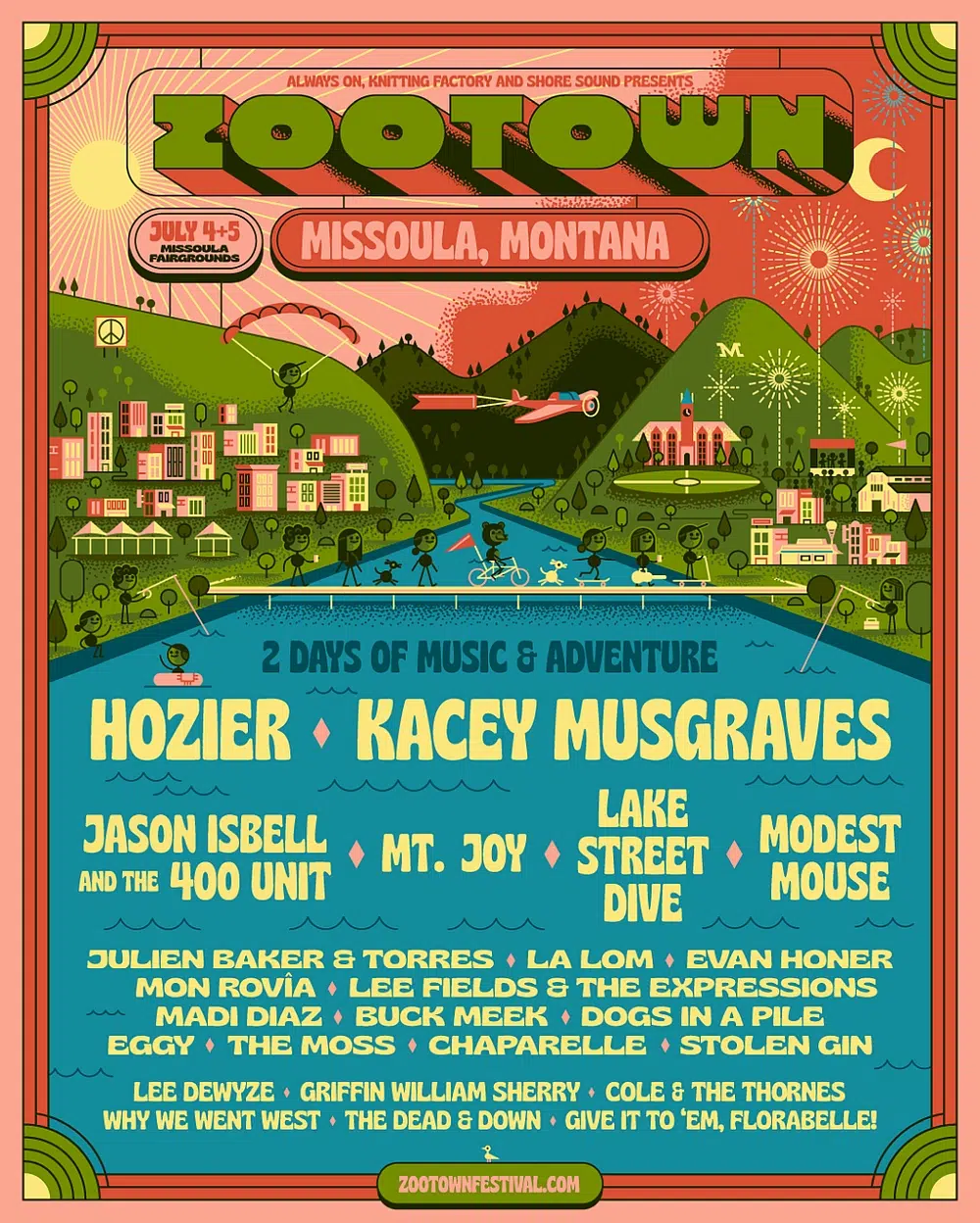 Zootown Festival announces 2025 lineup with Hozier & more