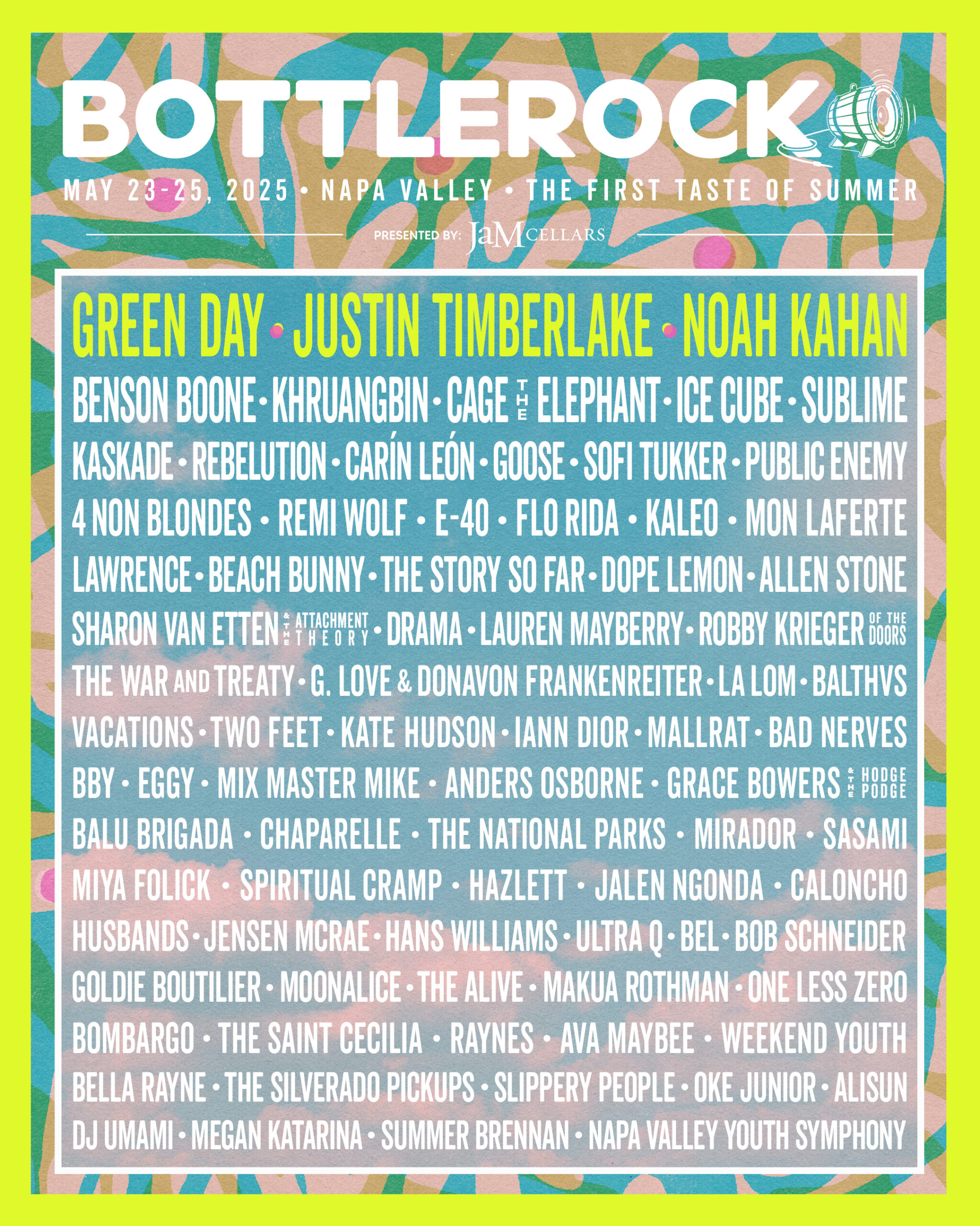 BottleRock 2025 lineup announced » // MELODIC Magazine