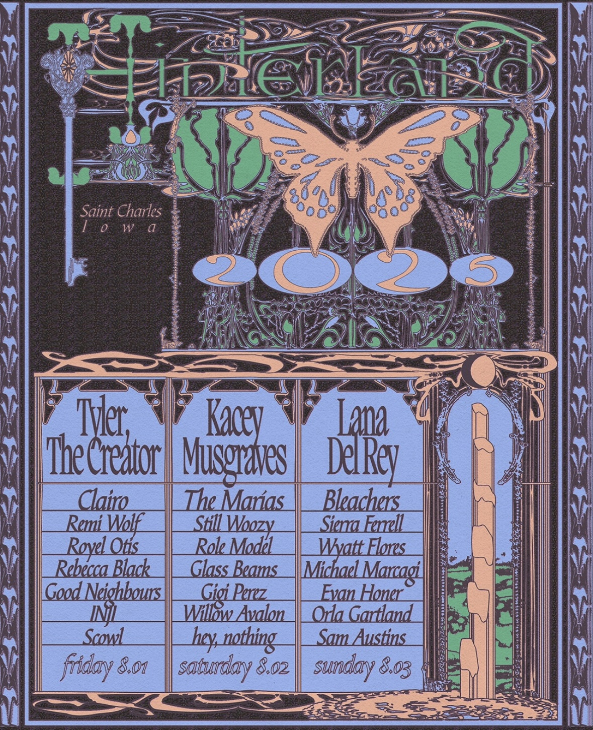 Saint Charles, Iowa presents the 2025 Hinterland lineup