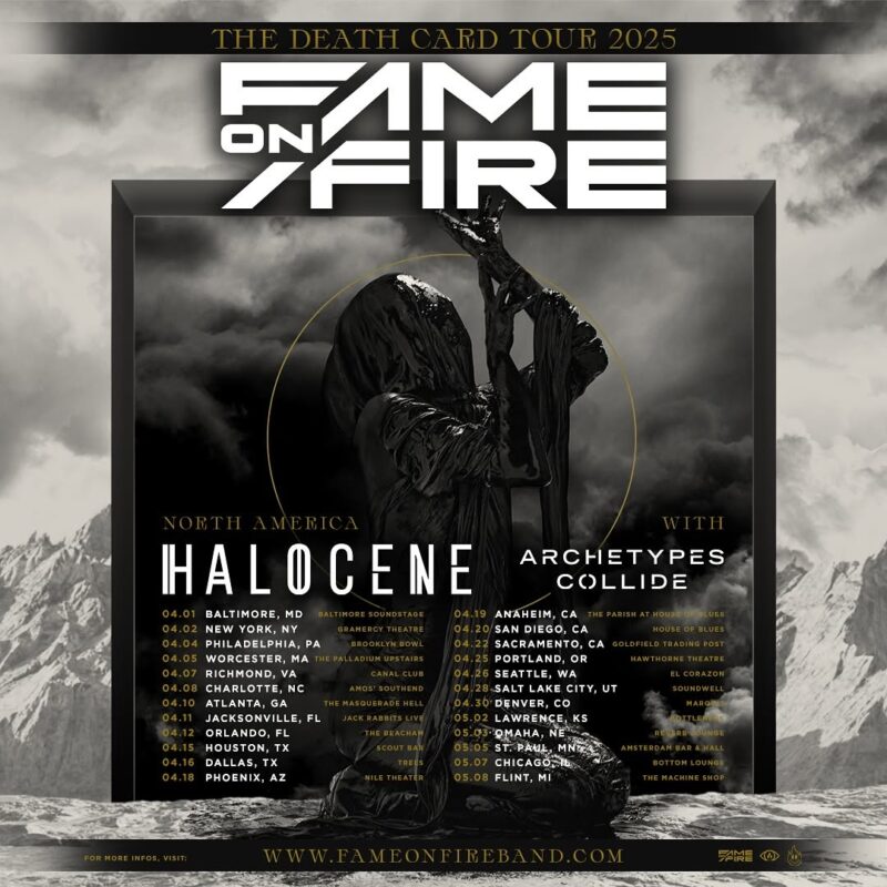 FAME on FIRE are heading out The Death Card tour » // MELODIC Magazine