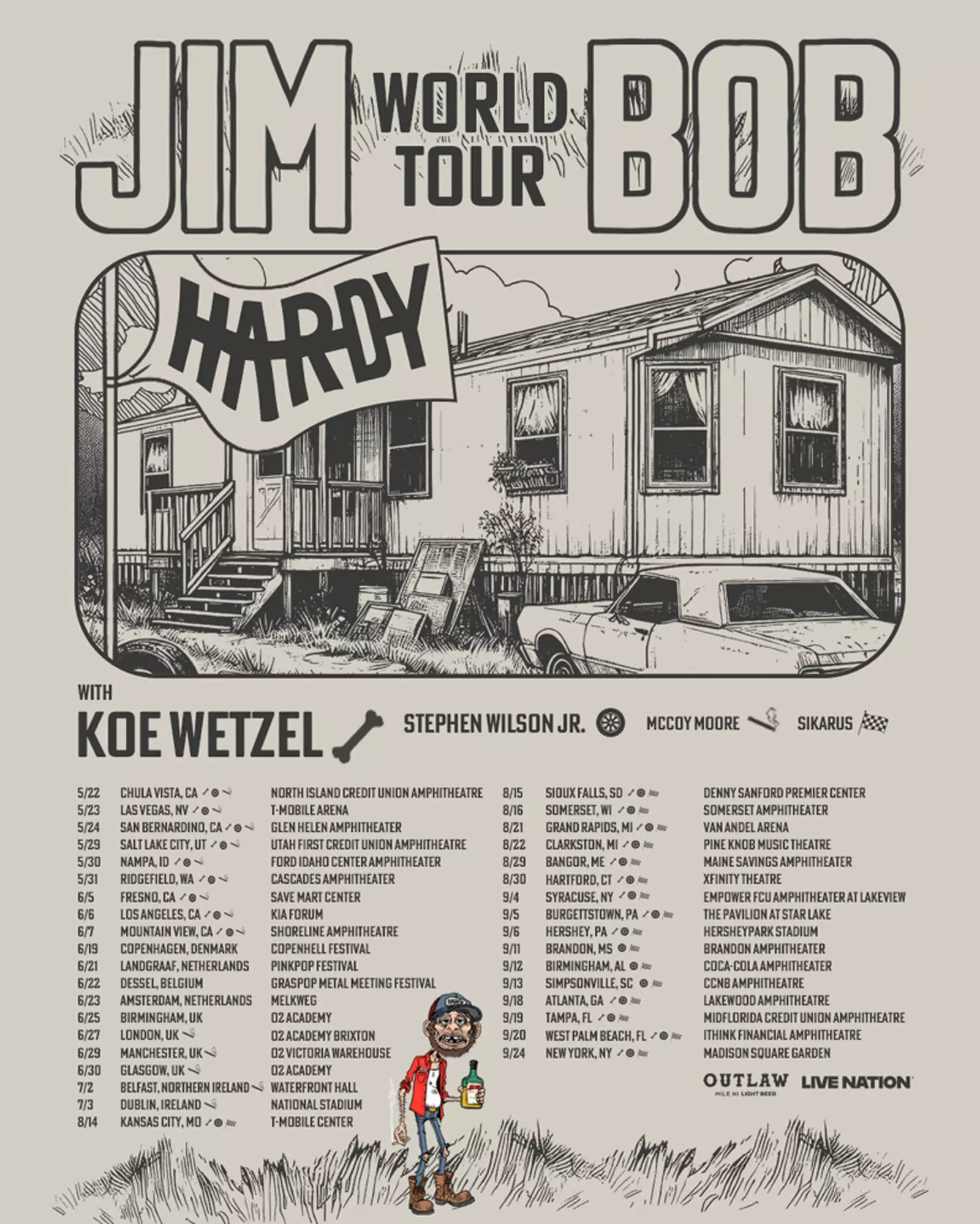HARDY announces huge 2025 World Tour with Koe Wetzel + more