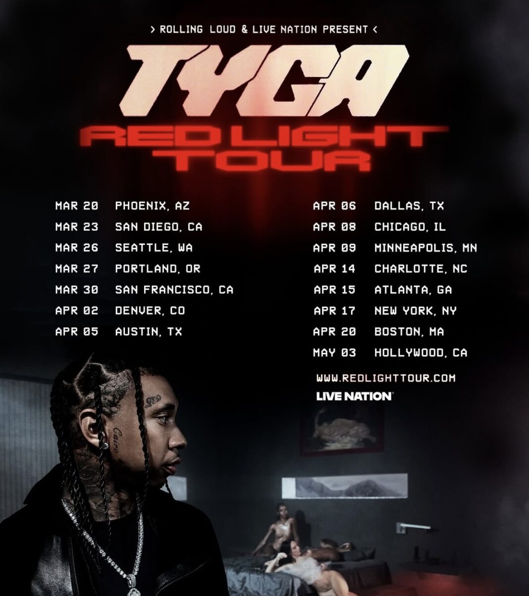 Tyga releases new album 'NSFW' and announces Red Light Tour