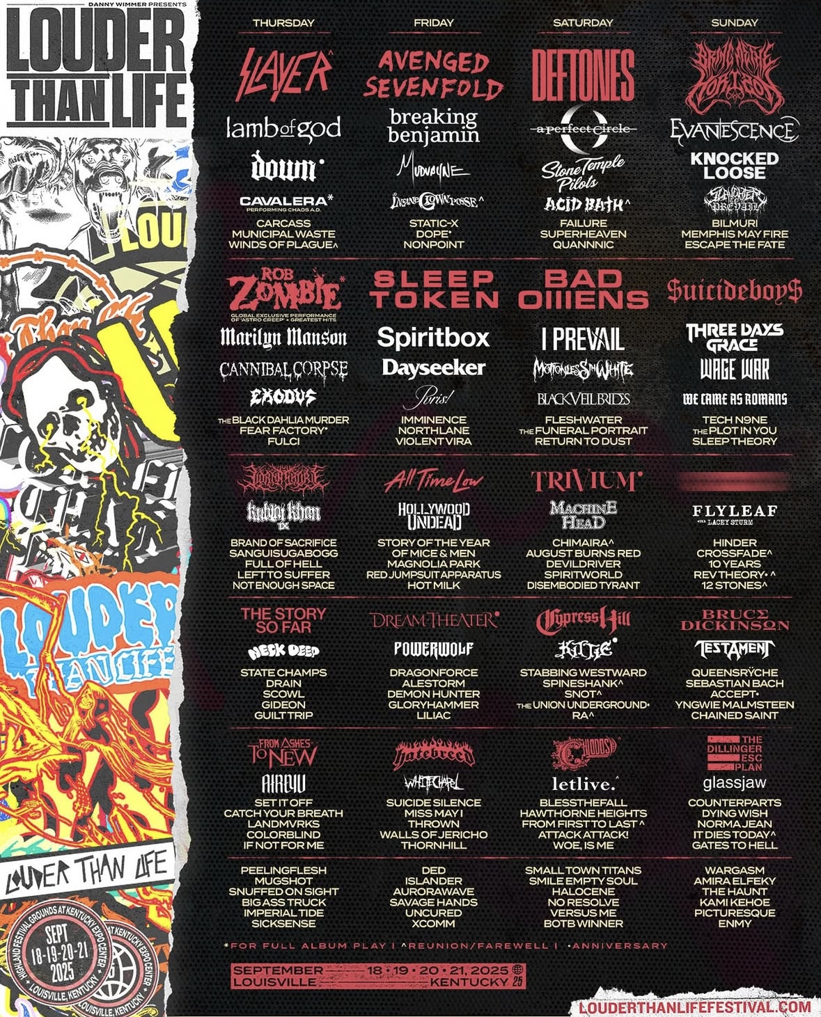 Louder Than Life officially announces the 2025 lineup