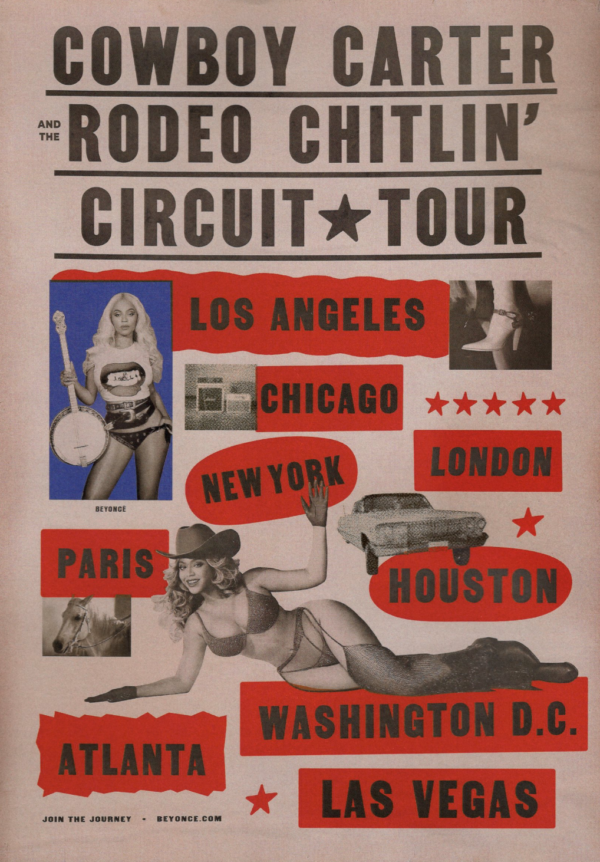 Beyoncé announces “Rodeo Chitlin’ Circuit Tour” supporting Grammy ...