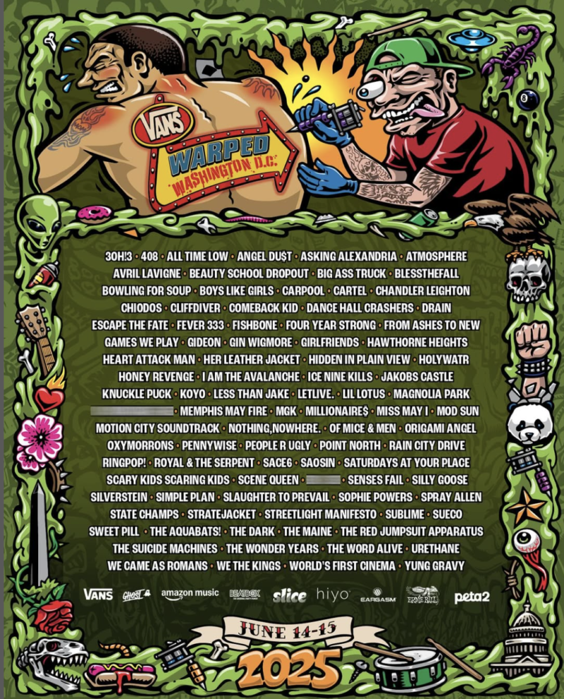 Vans Warped Tour announces 30th anniversary lineups