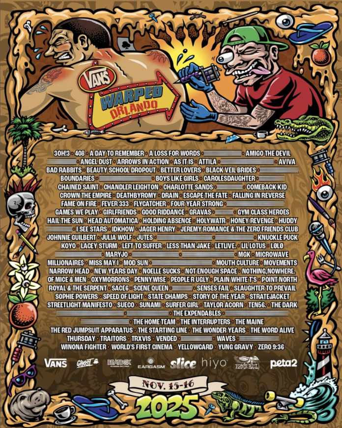 Vans Warped Tour announces 30th anniversary lineups