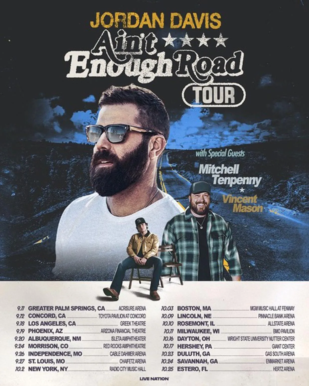 Jordan Davis brings the Aint Enough Road Tour to the US