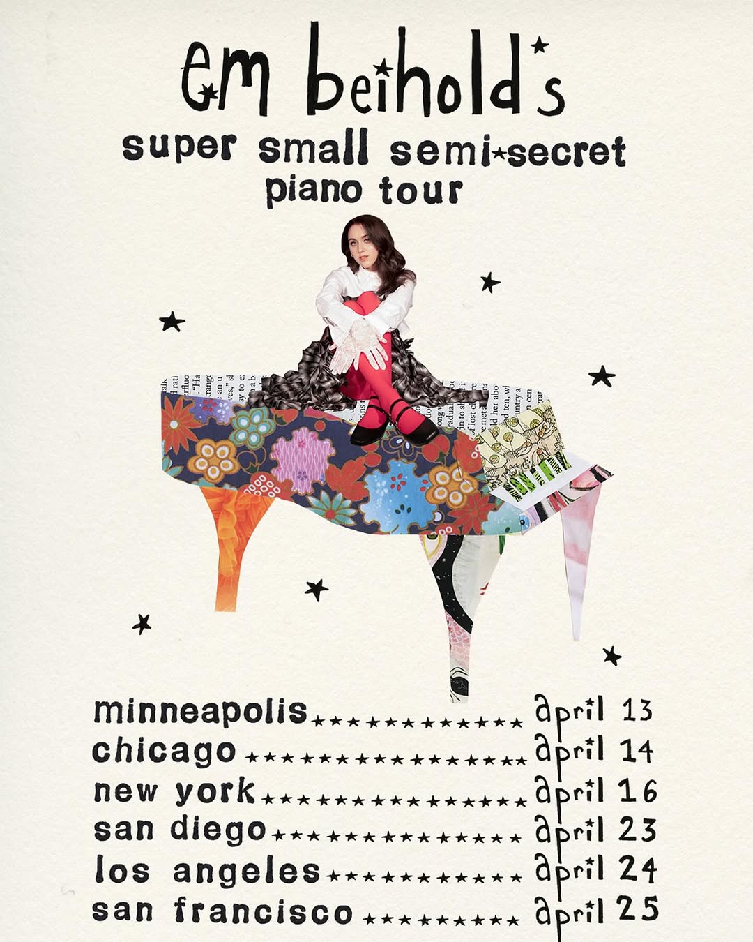 Em Beihold brings unreleased songs on the road this April