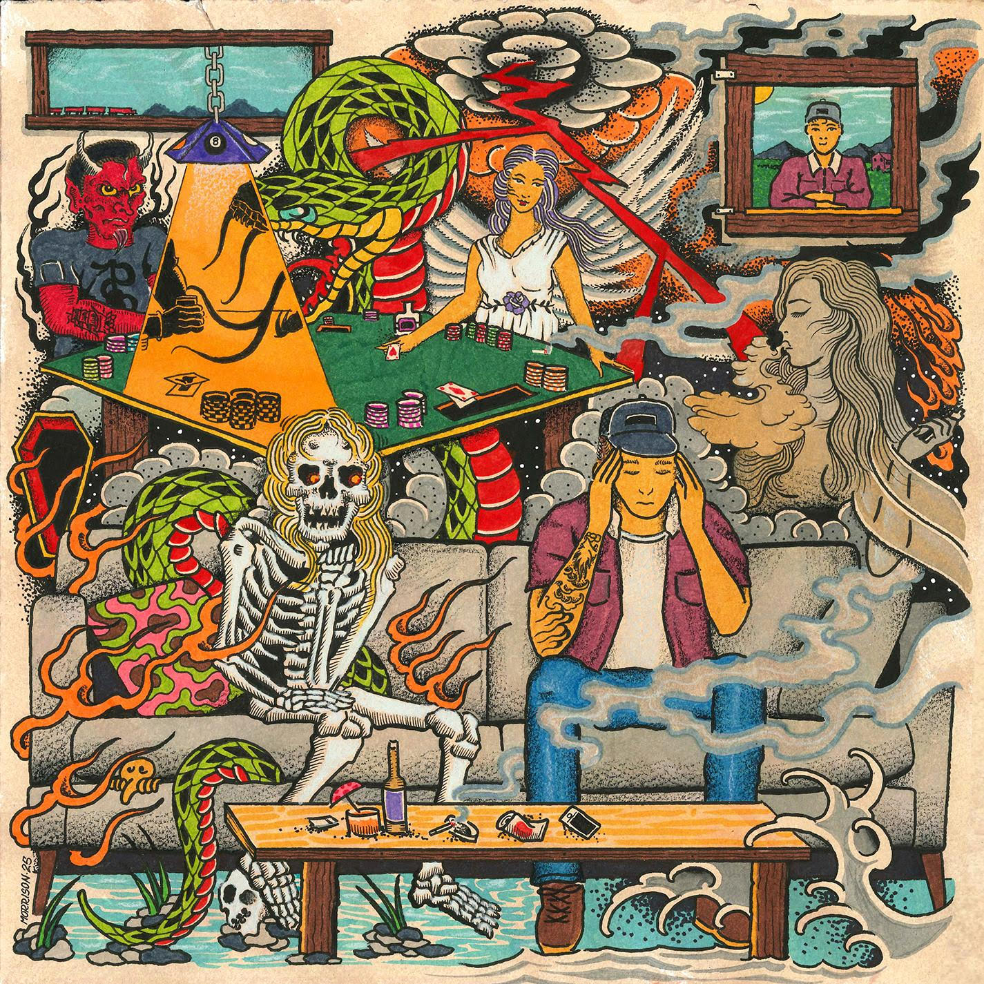 Cameron Whitcomb paints vivid picture between past addictions and ...