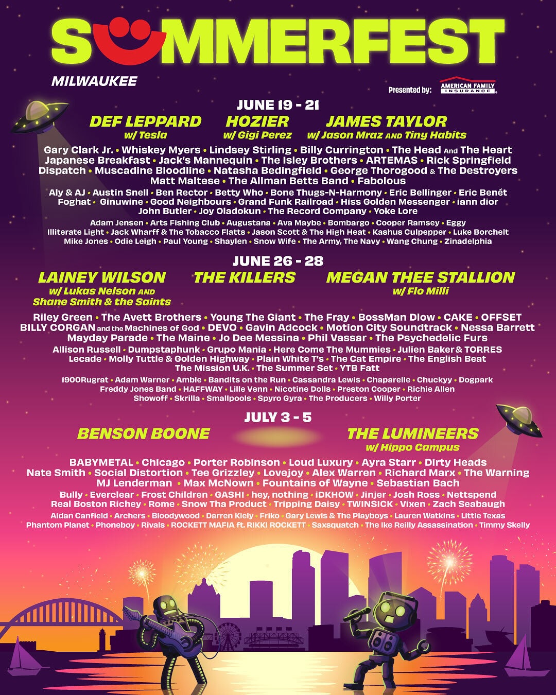 Bad Omens to perform at Milwaukee's annual Summerfest