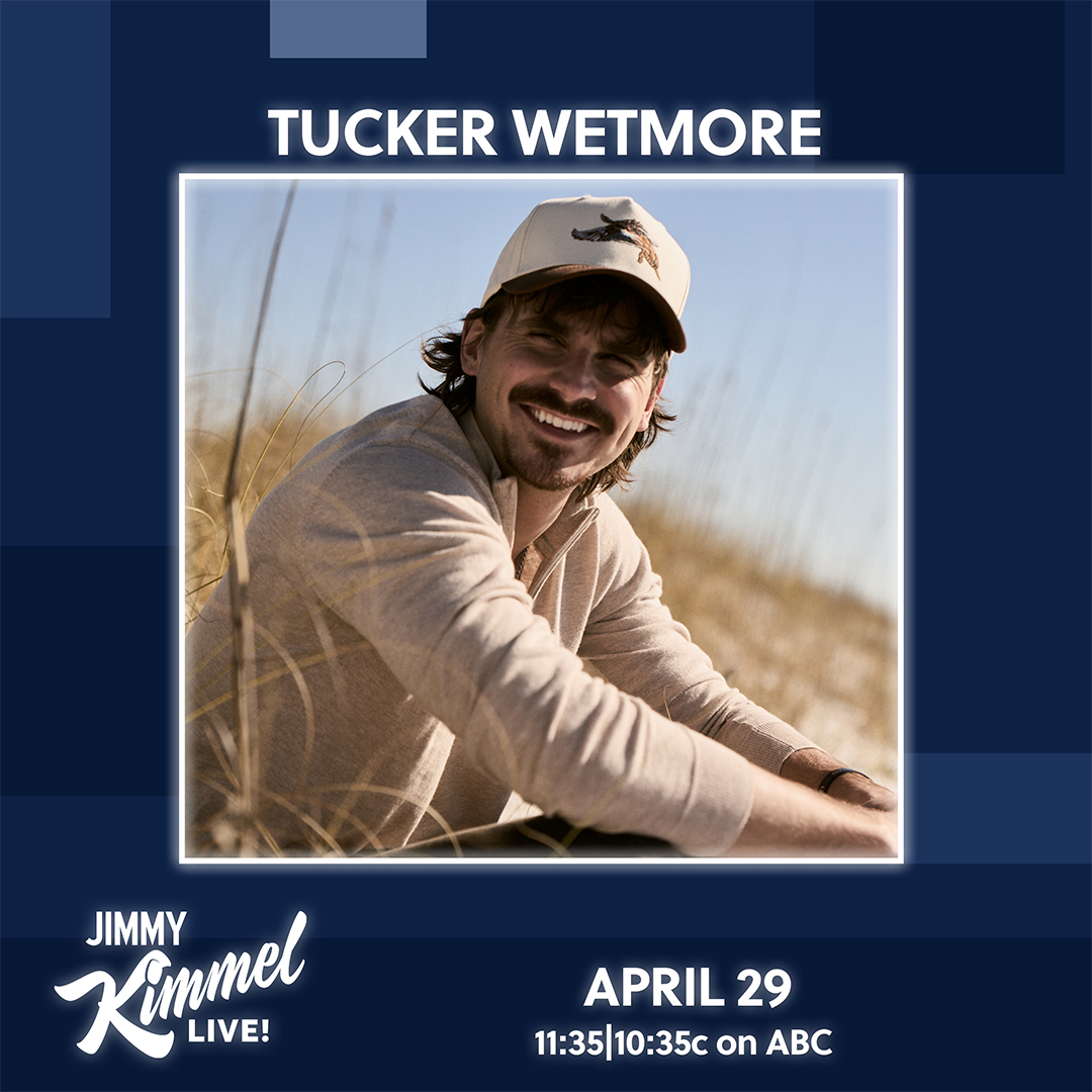 Tucker Wetmore makes Jimmy Kimmel Live! debut with “Bad Luck Looks Good ...