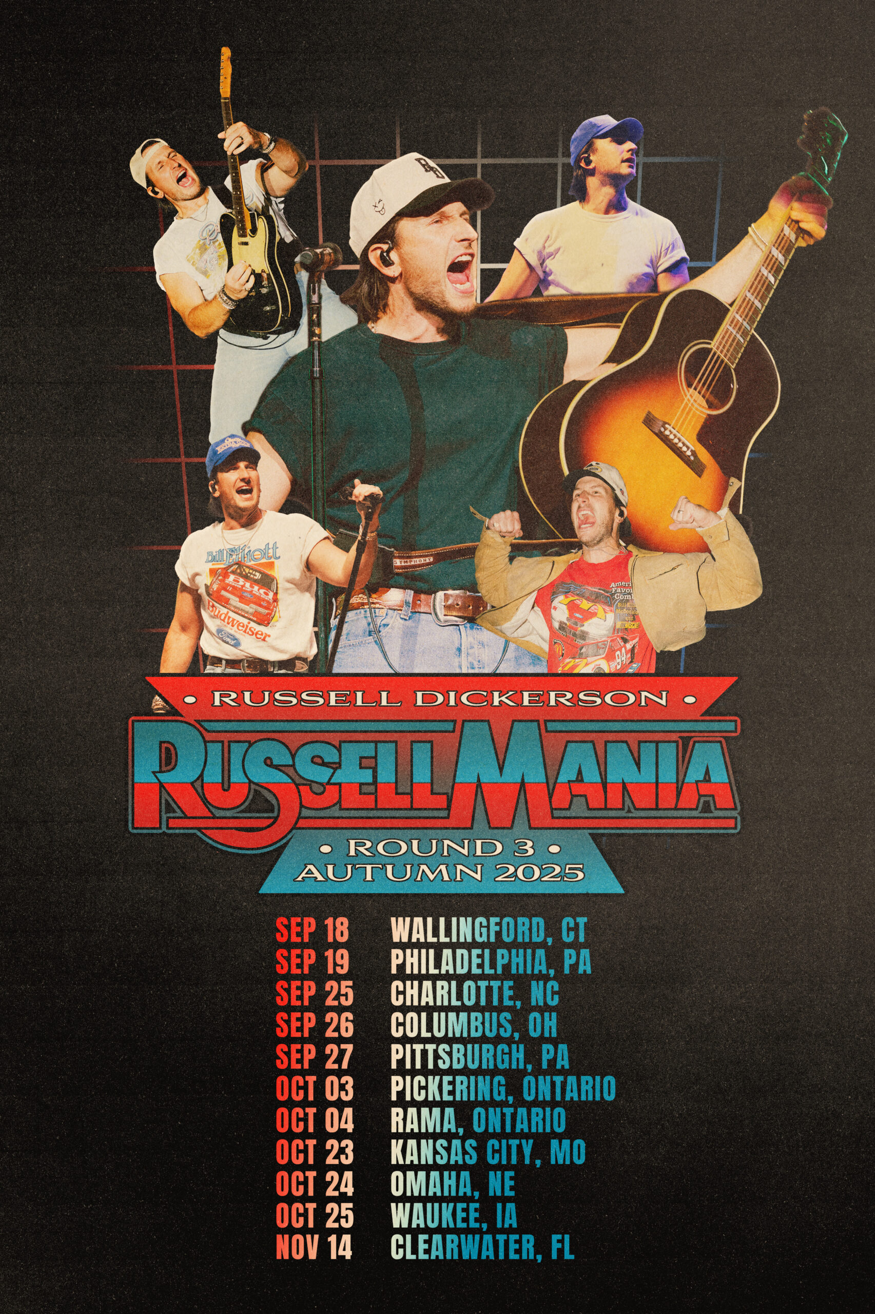 RUSSELLMANIA: Russell Dickerson adds fall dates to 2025 tour