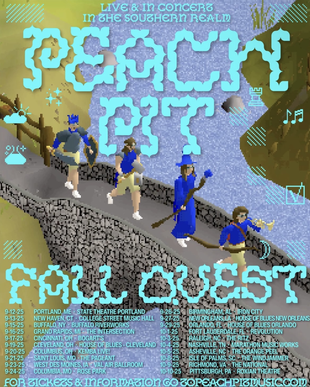 Peach Pit sets out on a ‘Fall Quest’ across North America
