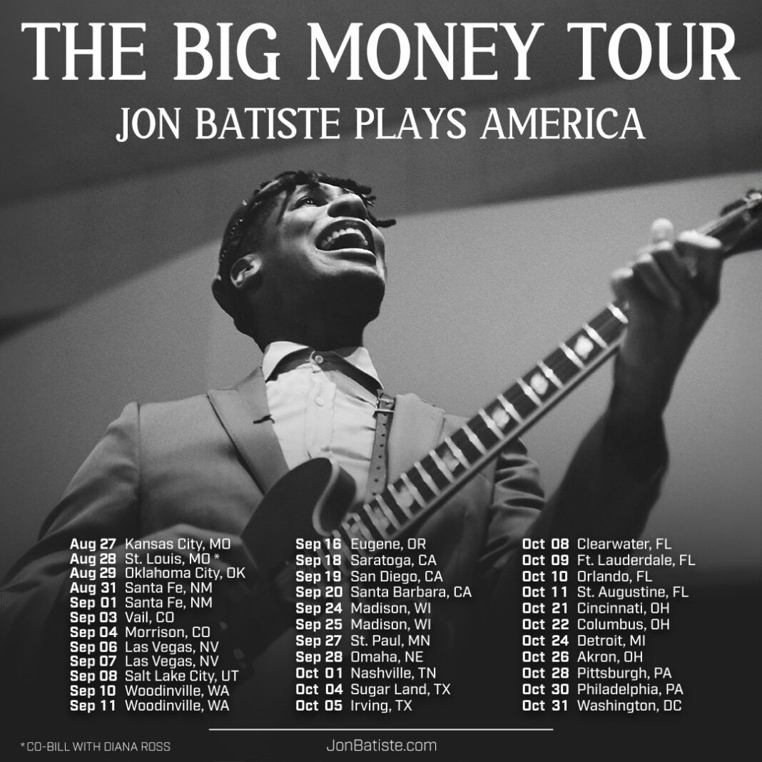Jon Batiste announces North American "Big Money Tour"