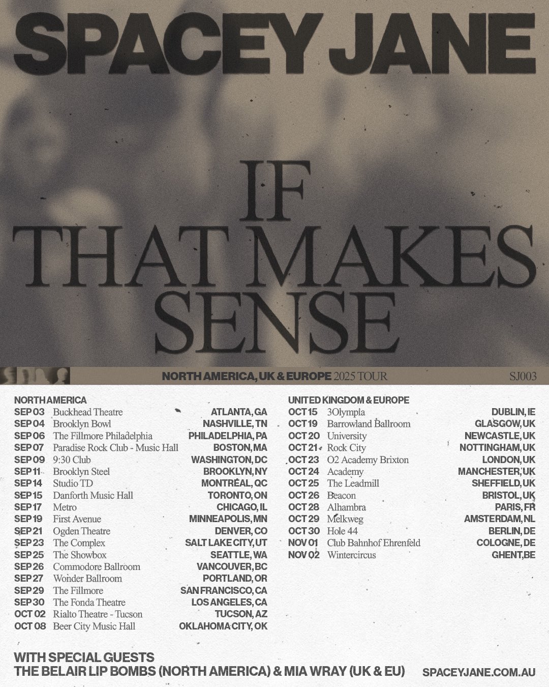 Spacey Jane announce World Tour dates to support new album