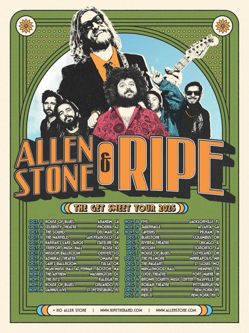 Allen Stone is hitting the road with Ripe this fall » // MELODIC Magazine