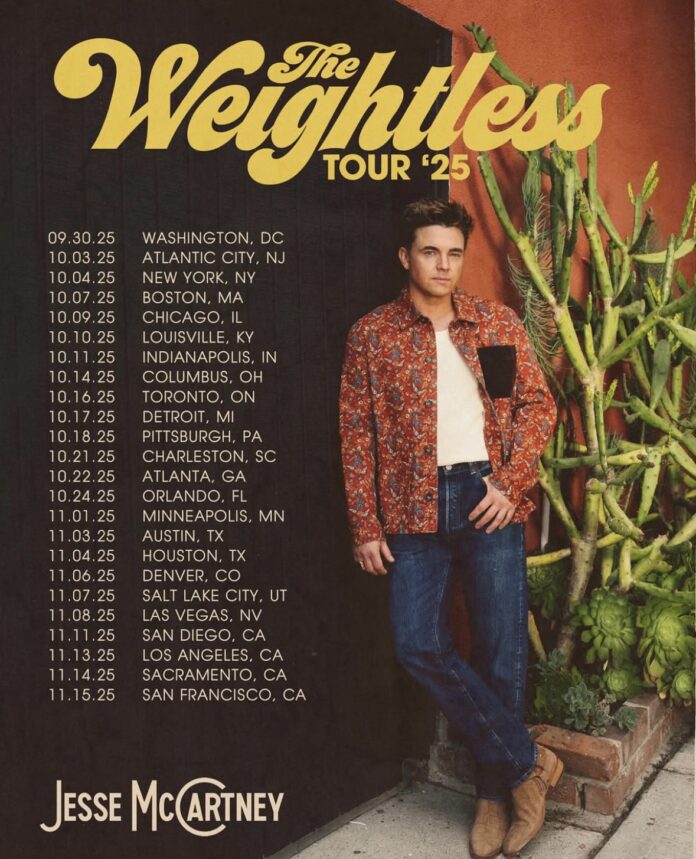 Jesse McCartney announces ‘The Weightless Tour’ » // MELODIC Magazine