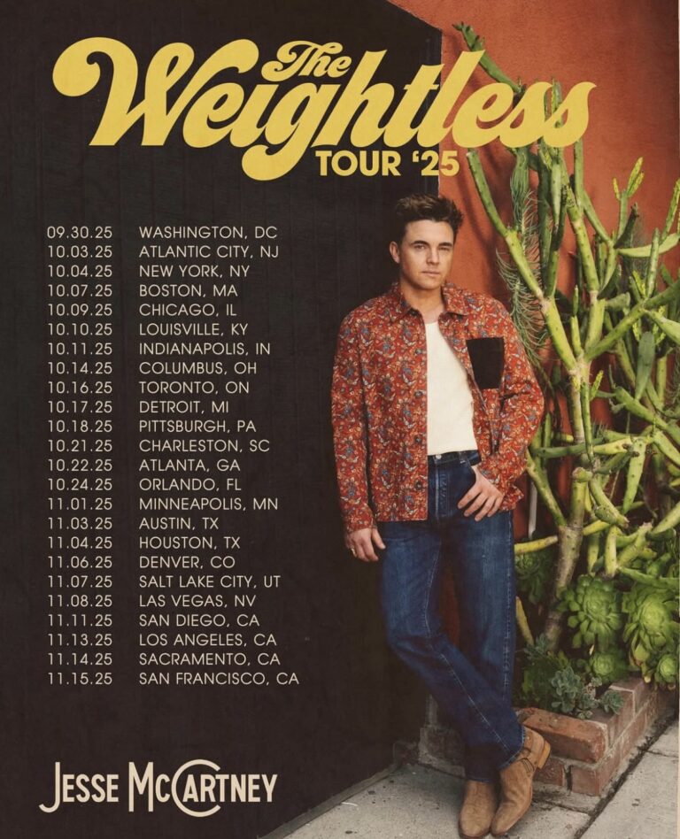 Jesse McCartney announces ‘The Weightless Tour’ » // MELODIC Magazine