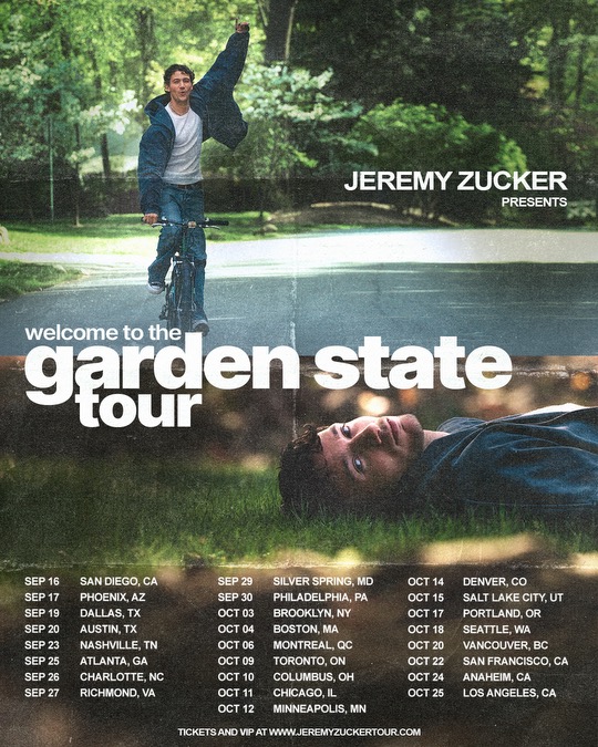 Jeremy Zucker announces third album ‘Garden State’ and fall tour dates ...