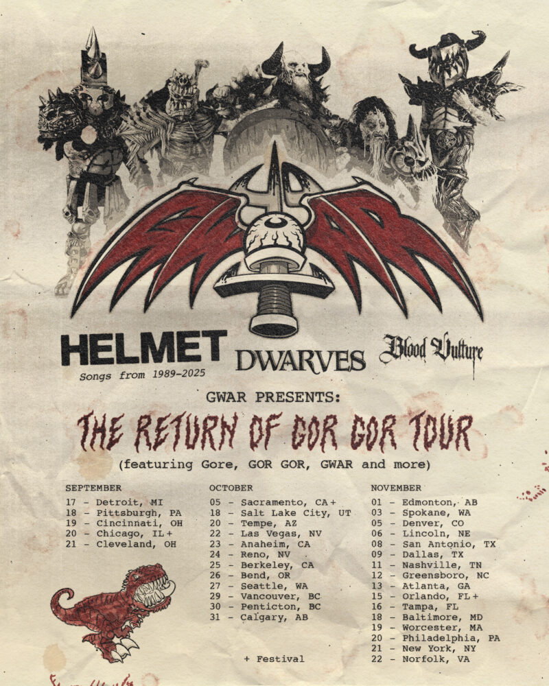 GWAR announces fall 2025 ‘The Return Of Gor Gor Tour’ » // MELODIC Magazine