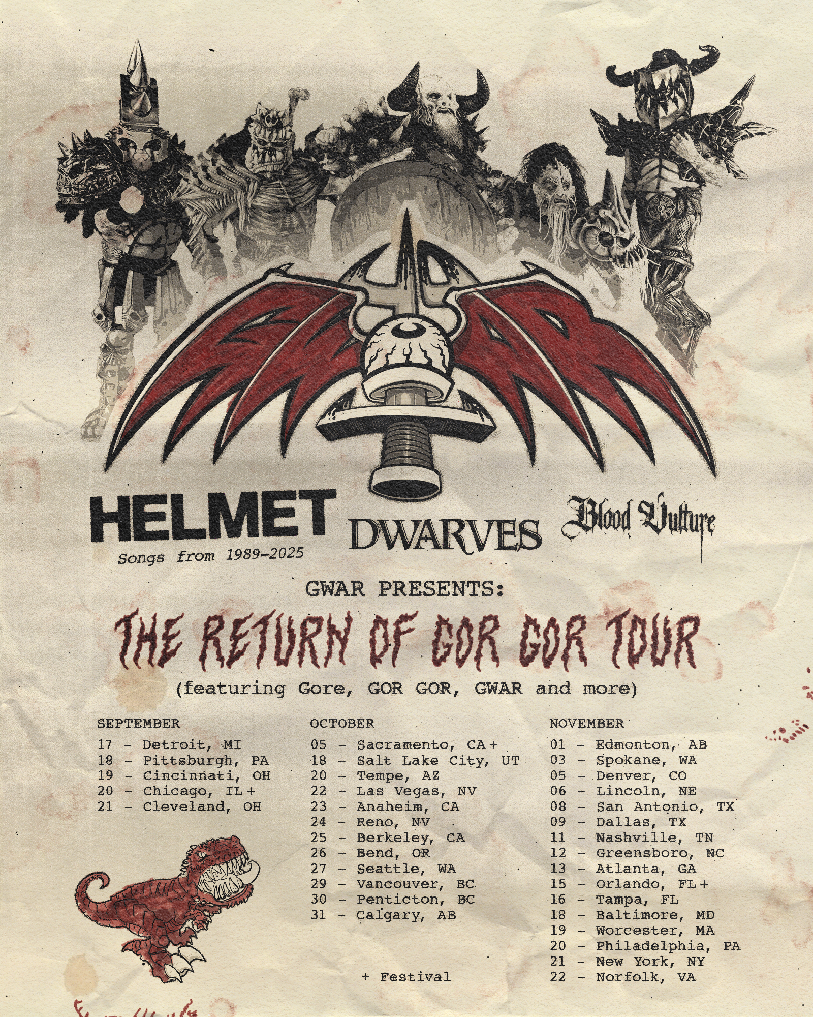 GWAR announces fall 2025 ‘The Return Of Gor Gor Tour’ » // MELODIC Magazine