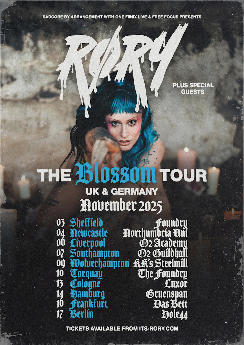 RØRY announces The Blossom Tour for Winter 2025 » // MELODIC Magazine