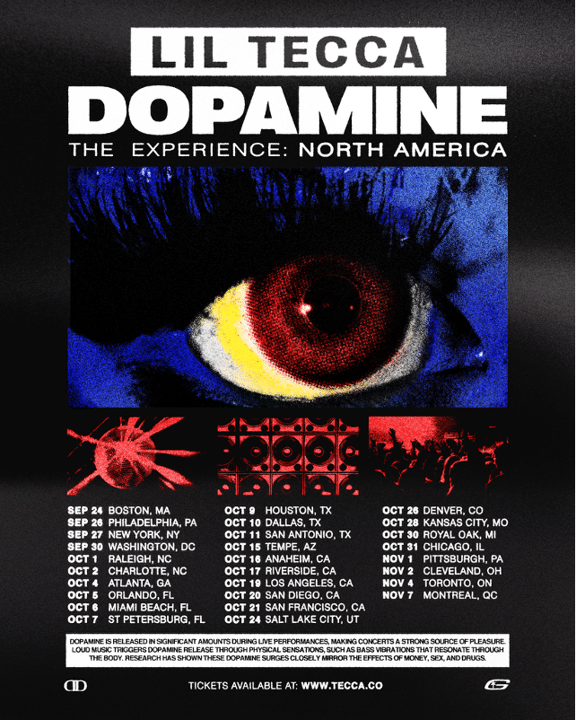 Lil Tecca announces second leg to DOPAMINE THE EXPERIENCE: North ...