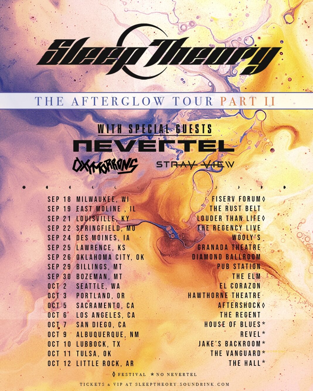 Sleep Theory announces part II of the Afterglow Tour » // MELODIC Magazine