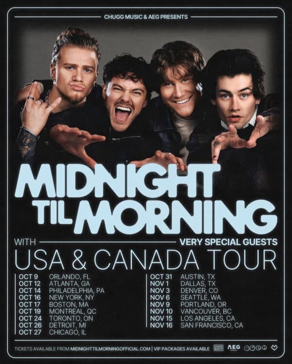 Midnight Til Morning announces 2025 debut tour » // MELODIC Magazine