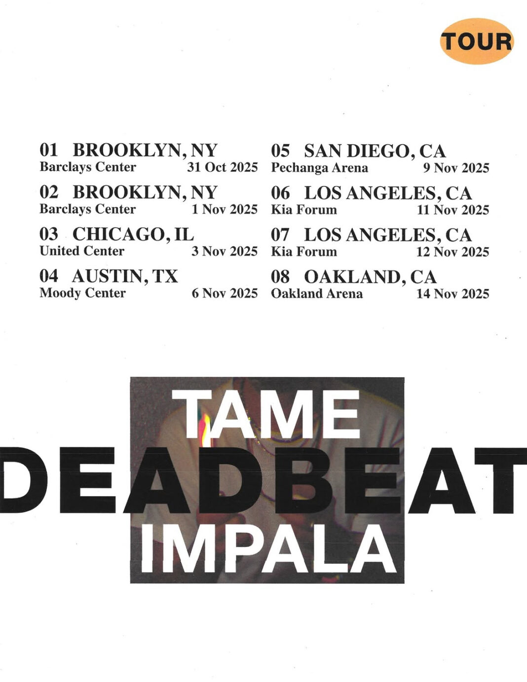 Tame Impala announces his Deadbeat Tour » // MELODIC Magazine