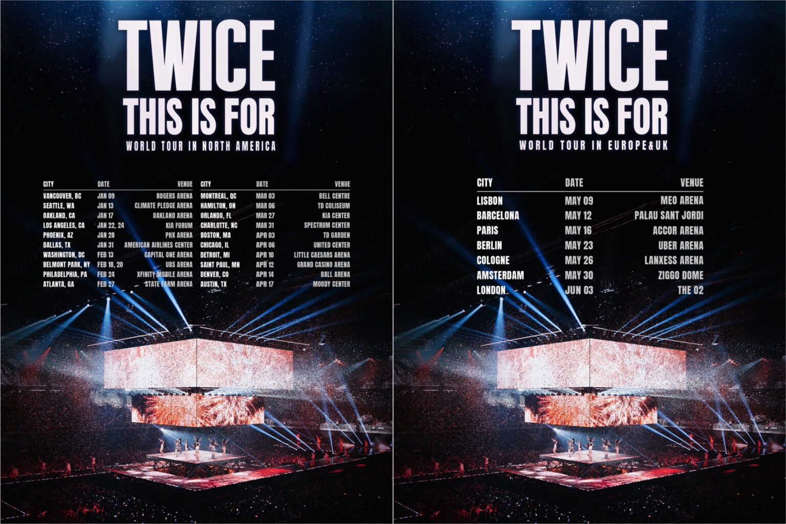 TWICE unveils 2026 North America, EU and UK world tour dates ...