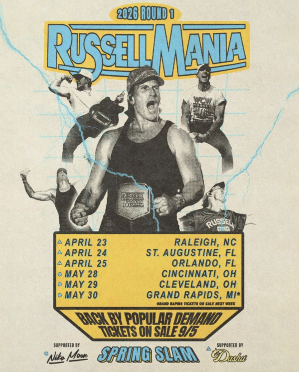 Russell Dickerson’s RussellMania Tour is returning in 2026 » // MELODIC ...